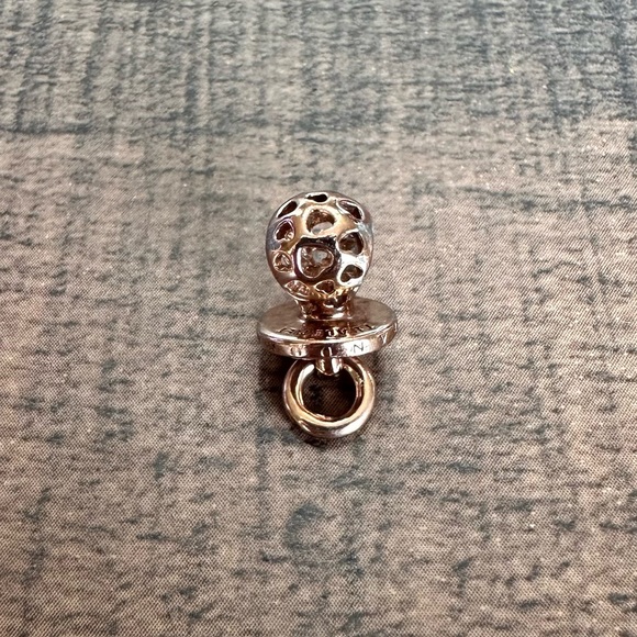 Pandora | Jewelry | Pandora Rose Harmonious Heartspacifier Charm | Poshmark